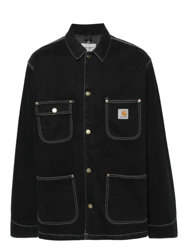 Carhartt Work In Progress Og Chore Denim Jacket - Black