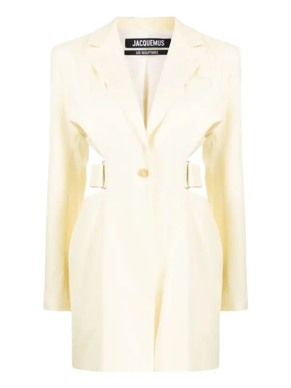 Jacquemus La Robe Bari Blazer Minidress - Yellow