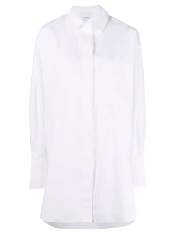 Patou Cotton Shirtdress - White