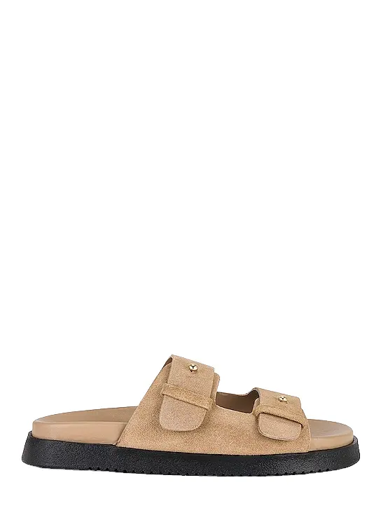 Steve Madden Mariel Sandal - Taupe Suede