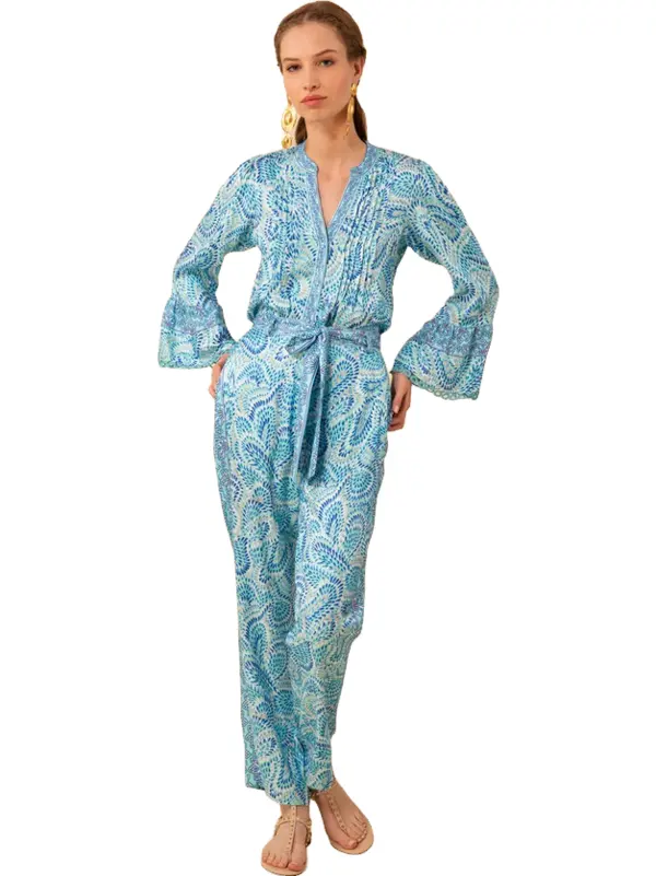 Hale Bob Blakely Twill Top - Blue
