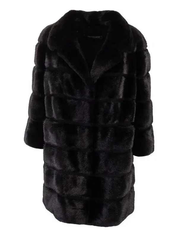 Simonette Ravizza Fur Coat - Black