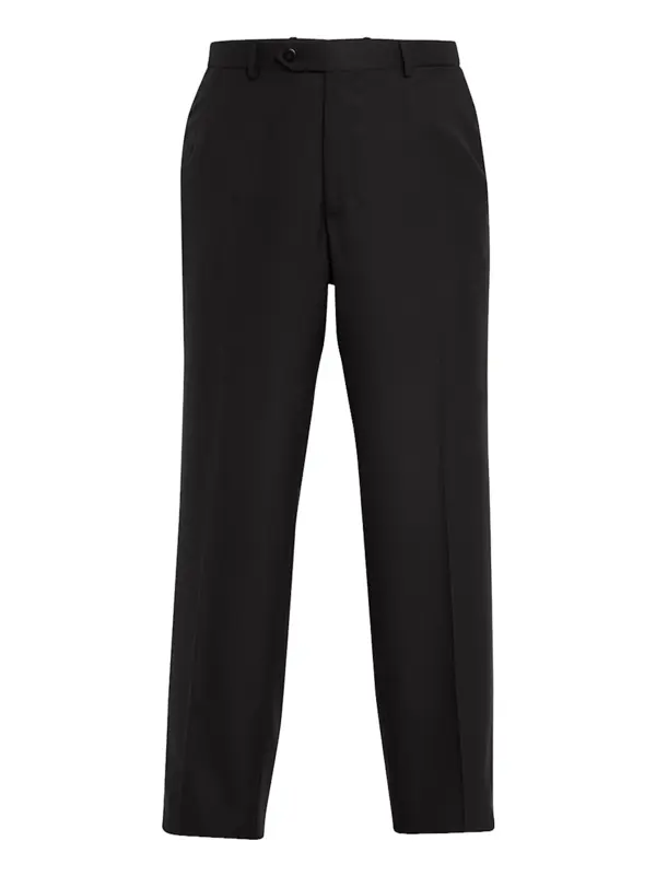 Brioni Super 160s Wool Dress Pants - Black