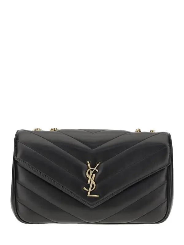 Saint Laurent Loulou Shoulder Bag - Black