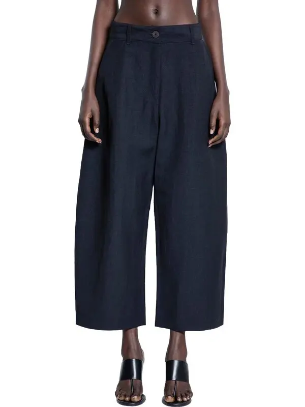 Studio Nicholson Wide Crop Pant - Blue
