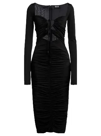 Versace Midi Length Dress - Black