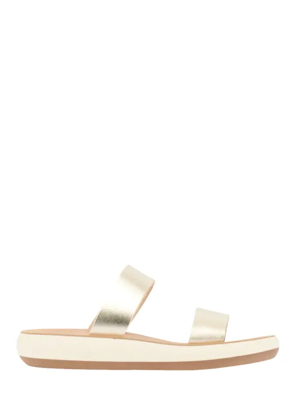 ANCIENT GREEK SANDALS Timia Slides - Platinum