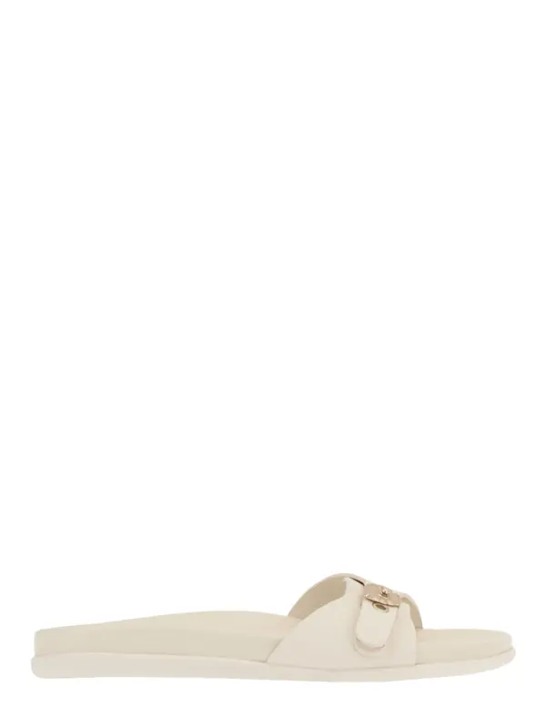 ANCIENT GREEK SANDALS Odi Comfort Slides - Off White