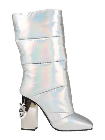 Dolce & Gabbana Padded Ankle Boots - Silver