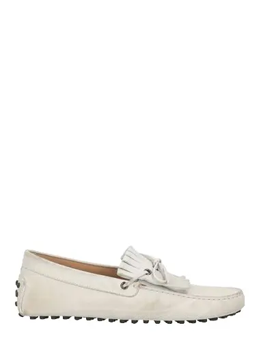 TOD'S Leather Loafers - Grey