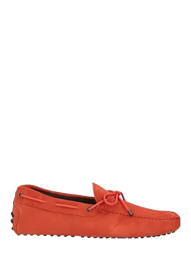 TOD'S Leather Loafers - Red