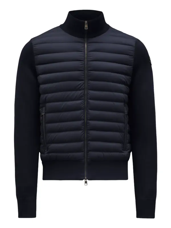 Moncler Padded Zip-up Cardigan - Blue