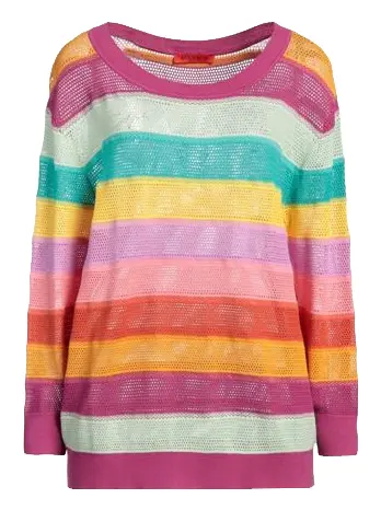 Max & Co. Striped Knit Sweater - Red