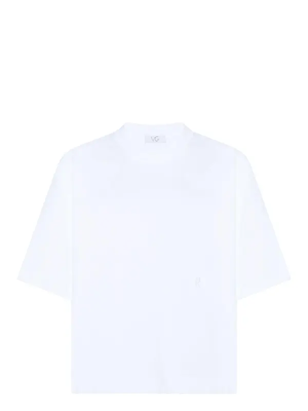Rosetta Getty X Violet Getty Cropped T-shirt - White