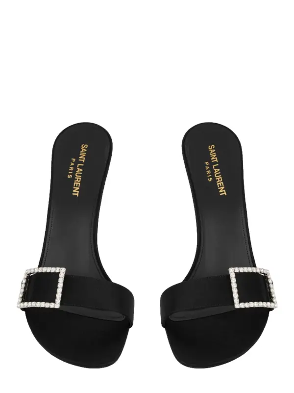 Saint Laurent Bridget 90 Sandal - Black