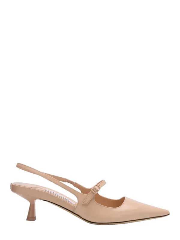 JIMMY CHOO Didi Leather Slingback Pumps - Macaron