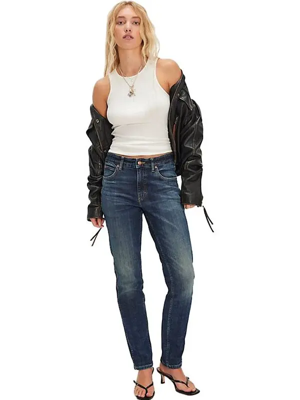 LEEM Rider Slim Straight Jeans - Vaillant Indigo