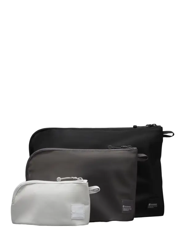 Lululemon Lightweight Pouch - Black/traverse Grey/vapor