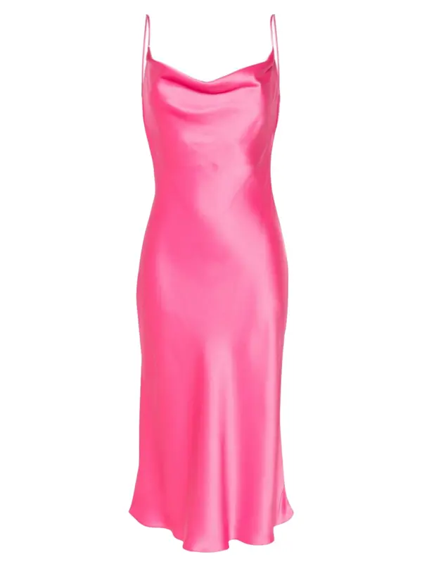 Stella McCartney Cowl-neck Midi Slip Dress - Pink