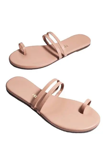 Tkees Leah Toe Loop Sandal - Buff