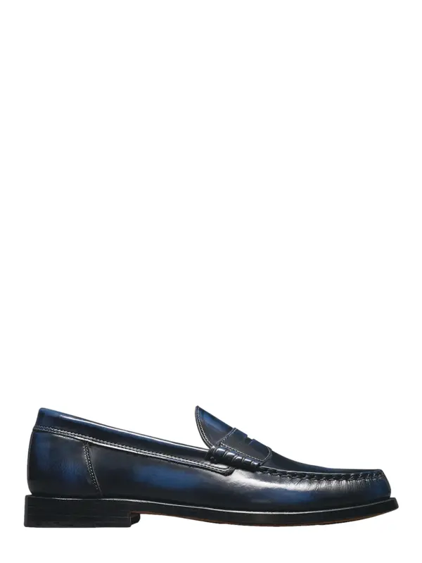 Allen Edmonds Newman Leather Penny Loafers - Antique Navy
