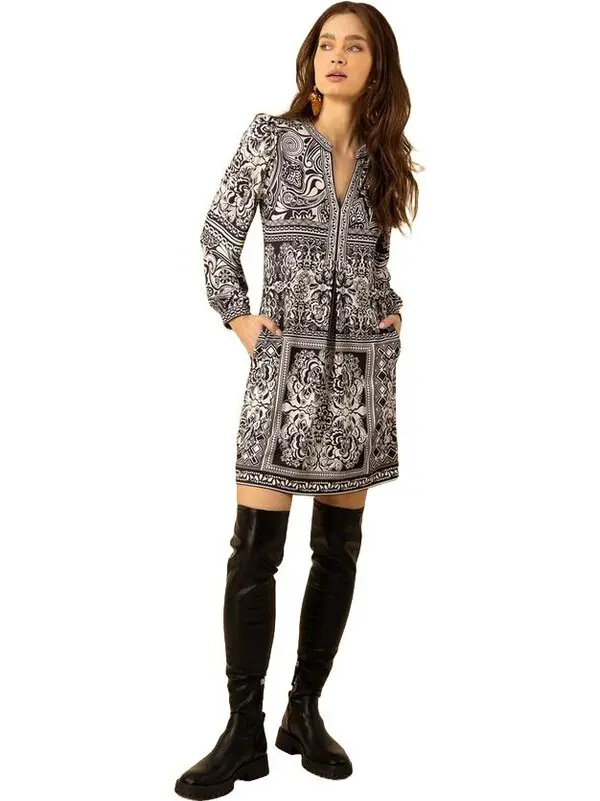 Hale Bob Cassidy Jersey Dress - Black