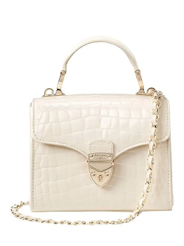 ASPINAL OF LONDON Mini Mayfair Bag - Neutral