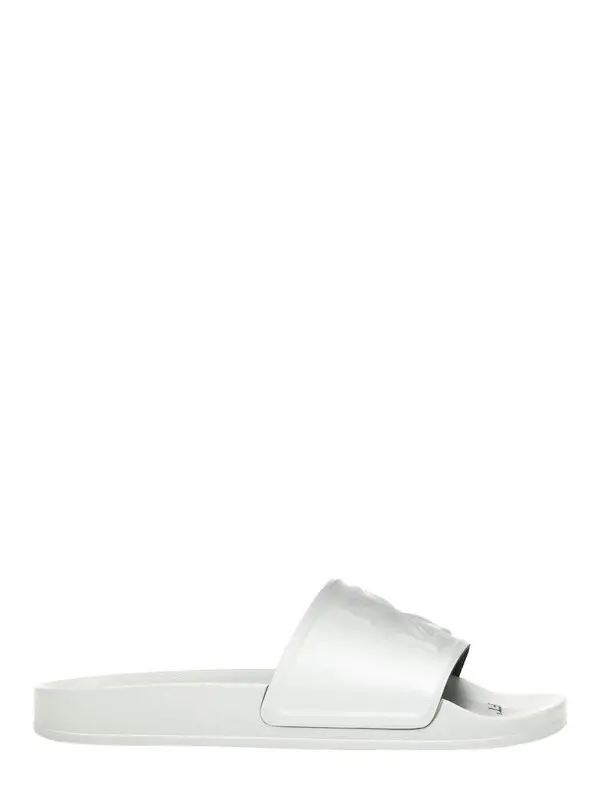 Off-White Off Arrow Print Pool Slides - White