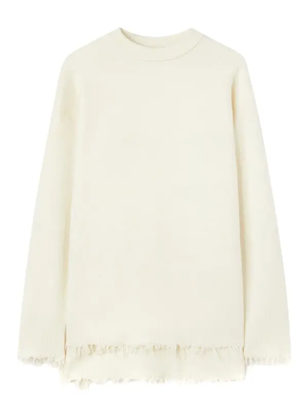 JIL SANDER Crew-neck Jumper - White