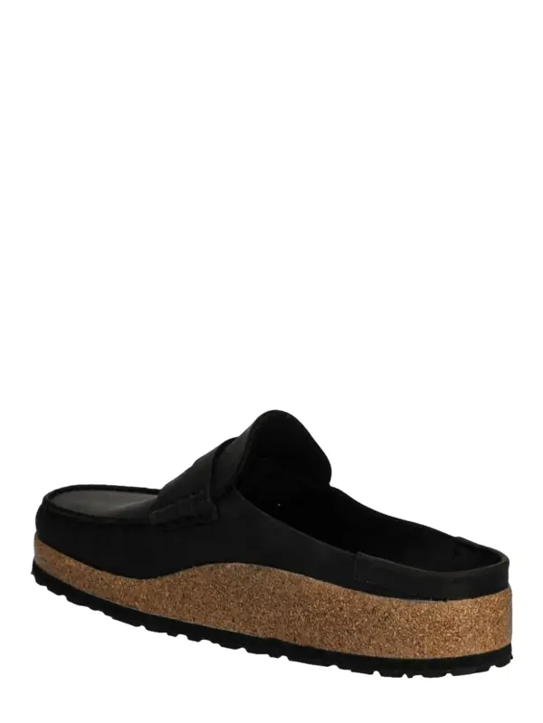BIRKENSTOCK Suede Slippers - Black