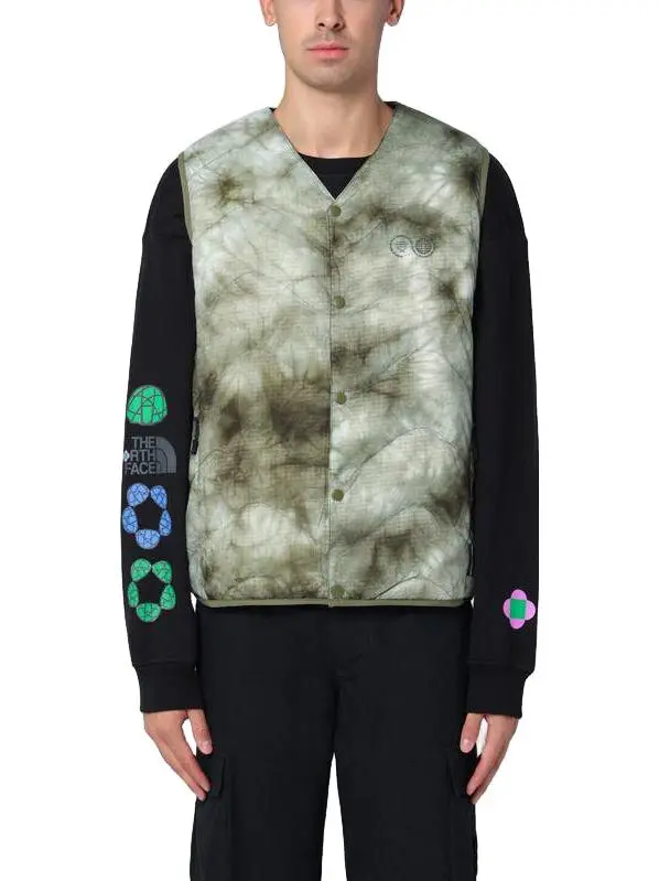 PURPLE MOUNTAIN OBSERVATORY Camouflage Quilted Waistcoat - Green