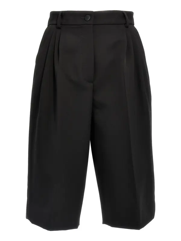 Dolce & Gabbana Tuxedo Bermuda Shorts - Black