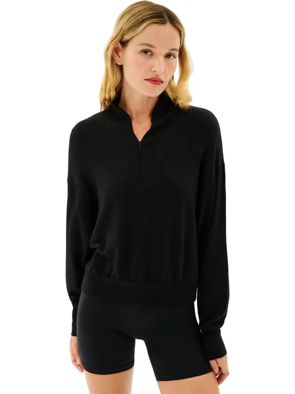 Splits59 Birdie Fleece Half Zip - Black