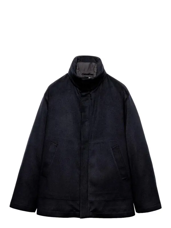 Prada Cashmere Down Jacket - Blue