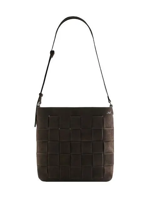 Kith Oiled Suede Woven Tote - Incognito