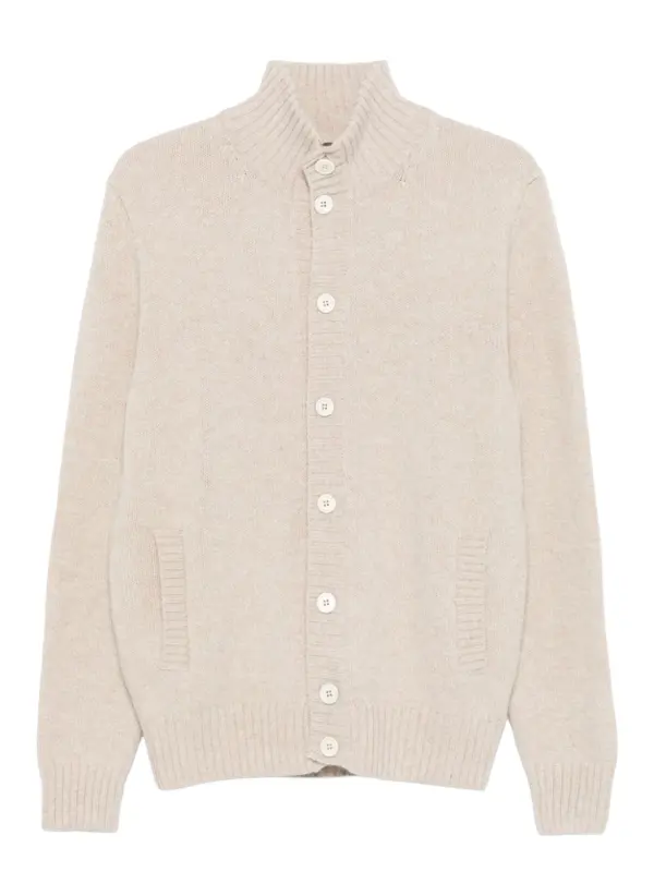 ZANONE Wool Cardigan - Neutrals