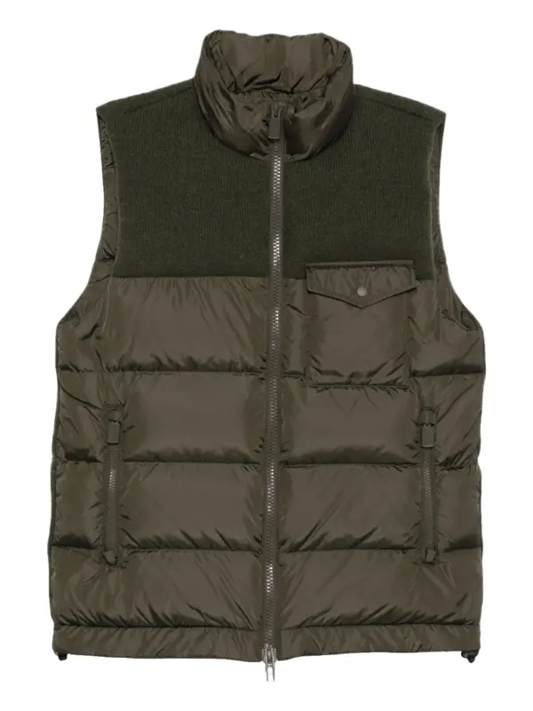 Aspesi Denver Padded Waistcoat - Green