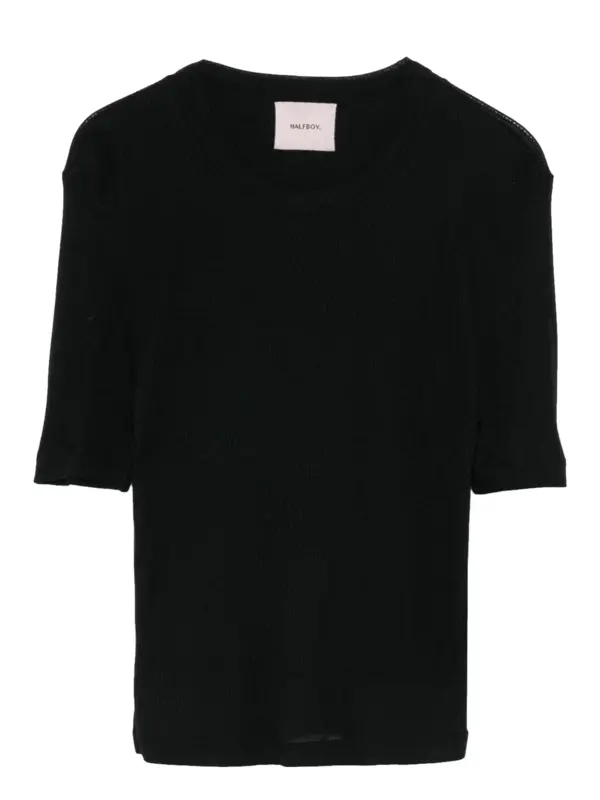 HALFBOY Baby T-shirt - Black