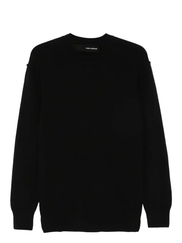 Isabel Benenato Crew-neck Sweater - Black