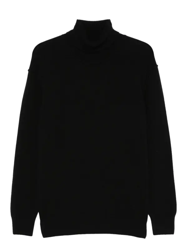 Isabel Benenato Roll-neck Sweater - Black