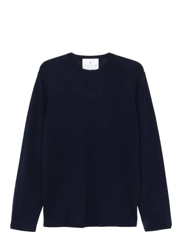 SEVEN GAUGE Crew-neck Sweater - Blue