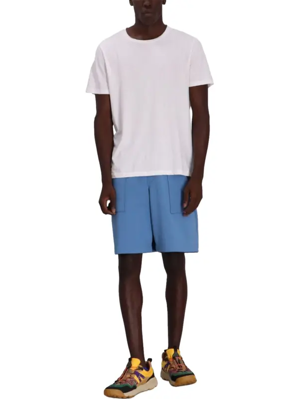 Moschino Logo-embroidered Track Shorts - Blue