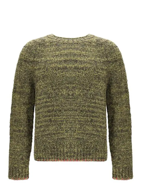 SUNFLOWER Frederik Contrast Sweater - Green