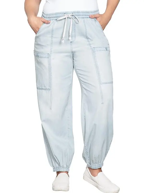 STANDARDS & PRACTICES Low Slung Pull On Pants - Light Sand