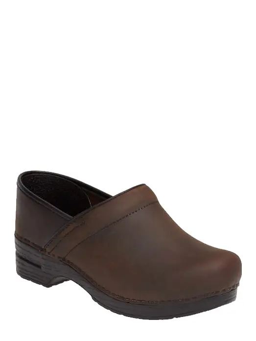 Dansko Pro Clog - Antique Brown Oiled
