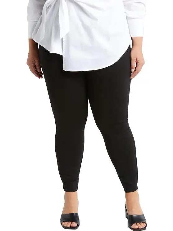 Universal Standard Pull-on Ponte Pants - Black