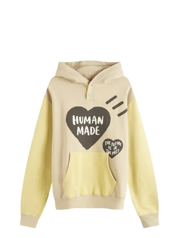HUMAN MADE Colorblock Hoodie - Beige
