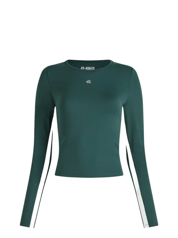 4TH & RECKLESS Abby Active Long Sleeve Top - Green