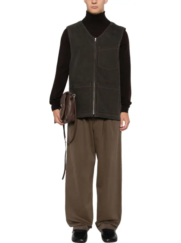 AGOLDE Ogden Vest - Brown