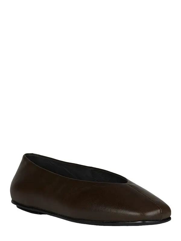 Jeffrey Campbell Fathom Ballet Flats - Olive